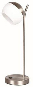 PHILIPS 581873 Floret 6W LED Table Lamp - (Metallic, Chrome, Warm White ...