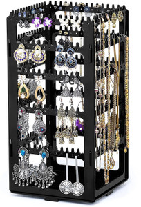 ABOUT SPACE Rotating Earrings Stand Jewelry Display Organiser with 212 ...