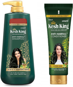 Kesh King Anti-Hairfall Shampoo (600ml) + Anti-Hairfall Conditioner ...
