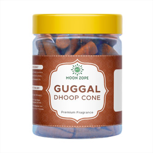 MOON ZOPE Guggal Premium Cone | Pack of 70 | Premium Quality Dhoop ...