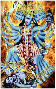 Kali Mata Ji Wall Poster For Room Paper Print - Religious posters in ...