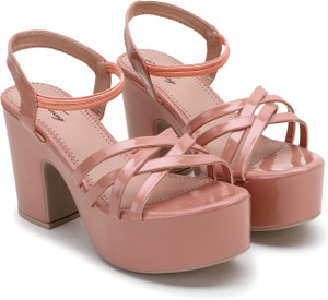 CHINRAAG Women Pink Wedges - Buy CHINRAAG Women Pink Wedges Online at ...
