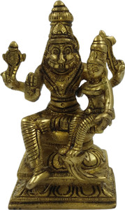 MAA MANSA DEVI Lakshmi Narasimha Murti Brass Vishnu Laxmi Narayan Idol ...