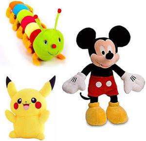 RR Toys walay Special Combo of 3 Toy, Caterpillar, Pikachu, Mickey ...