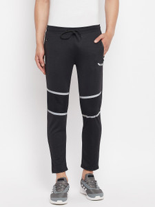 DUKE Solid Men Black Track Pants - Buy DUKE Solid Men Black Track Pants ...