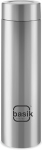 BASIK Element 1000 Stainless Steel Water Bottle, Silver 950 ml Steel ...