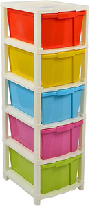 PrettyKrafts 5 Layer Foldable Modular Drawer Organizer Multipurpose ...