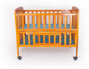 MYLO Kimberly Baby Wooden Cot cum Desk with Wheel Cot - Buy baby Cot ...