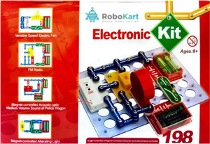 Robokart Kindertronics 198 Projects DIY Kit Educational Electronic ...