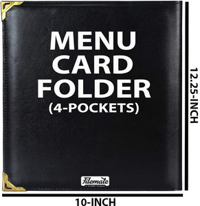 Flipkart.com | futureX Menu Card Folder(4-Pockets)(Pack of 10 pcs ...