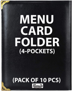 Flipkart.com | futureX Menu Card Folder(4-Pockets)(Pack of 10 pcs ...