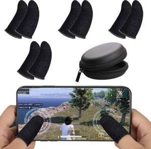 WRADER Free Fire Playing Finger Sleeves with Pouch for PUBG Gaming ...