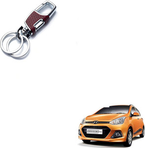 SEMAPHORE Car Luxury Key Chain(Red) For Hyundai Grand i10 Key Chain ...