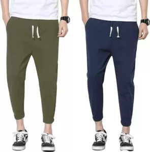 KASH Solid Men Green, Blue Track Pants - Buy KASH Solid Men Green, Blue ...