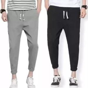 KASH Solid Men Grey, Black Track Pants - Buy KASH Solid Men Grey, Black ...