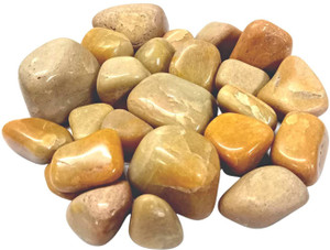 Foodie Puppies Natural Polished Golden Stone Pebbles for Aquarium ...