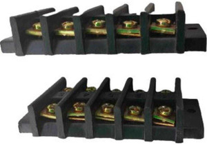 AQBP 40A Bakelite Open Connector 5 Way Screw Terminal Block Terminal ...