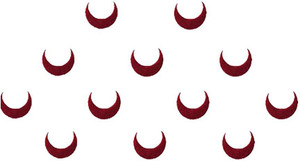 tirupaticollection Traditional Chandrakor/Half Moon shaped Forehead ...