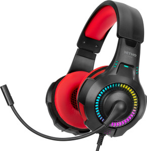 Nitho NX200 STEREO GAMING HEADSET RED, with Noise Canceling Cardioid ...
