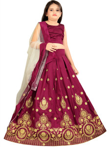 E Ethnic Store Indi Girls Lehenga Choli Ethnic Wear Embroidered Lehenga ...