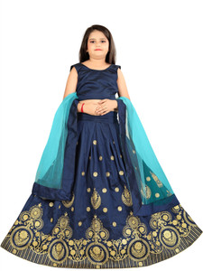 E Ethnic Store Indi Girls Lehenga Choli Ethnic Wear Embroidered Lehenga ...