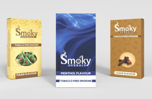 Smoky Herbals Tobacco & Nicotine Free Cigarette - (Paan, Menthol, Clove ...