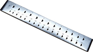 Luxuro Draw Plate Monopoly Brand, Half Round Holes 8" - 30 Holes - Draw ...