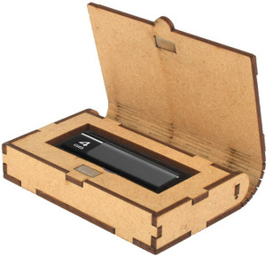 Flipkart.com | crepar 1 Compartments wooden pendrive box - pendrive box