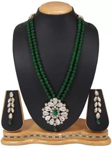 qto Alloy Gold-plated Green Jewellery Set Price in India - Buy qto ...