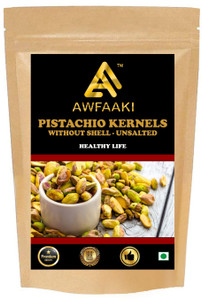 AWFAAKI PISTA KERNELS WITHOUT SHELL / UNSALTED RAW PISTACHIOS 100 GM ...