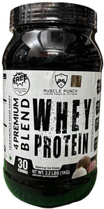 Muscle Punch Whey Protein Blend American Ice Cream Flavor 1kg Lean ...