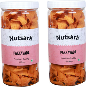 nutsara Kerala Ribbon Pakoda , Pakkavada Snack - Kokkuvada Snacks 300 ...