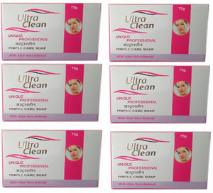 UNIQUE PROFESSIONAL ULTRA CLEAN PIMPLE CARE SOAP WITH ALOEVERA 75 GR ...