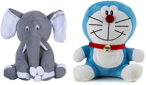SASTATOY Elephant & Doraemon soft toy for kids'children & girls playing ...