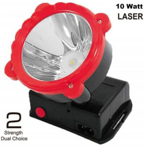 GLOWISH 10W HEADLAMP RECHARGEABLE FLASHLIGHT FOR INDUSTRSIAL, FACTORY ...