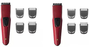 PHILIPS BT1235/15 PACK OF 2 Trimmer 60 min Runtime 5 Length Settings ...