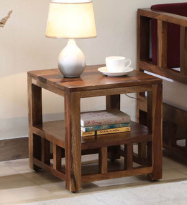 Snap Table In Provincial Teak Finish Solid Wood Coffee Table Price in ...