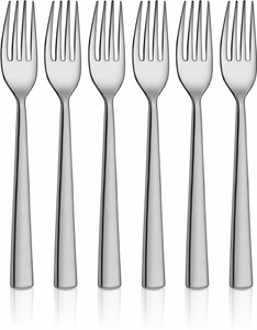 Shri & Sam Lotus Plain Tea Fork Stainless Steel Fruit Fork Set Price in ...