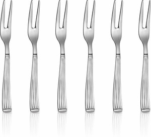 Shri & Sam New Stribes Fruit Fork Stainless Steel Fruit Fork Set Price ...
