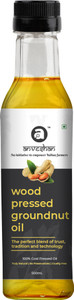 Anveshan Wood Pressed Groundnut Oil - 500ml | Kolhu | Cold Pressed ...