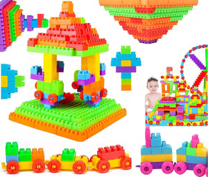 GREEN WAY Building Blocks for Kids, Activity / Learning Bricks Blocks ...