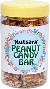 nutsara Peanut Gud Chikki Bar Candy Made with Jaggery , kadalai mittai ...