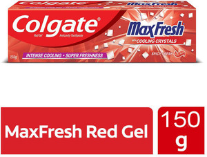 Colgate MaxFresh Spicy Fresh Red Gel @@ (Pack of 1) 150g Toothpaste ...