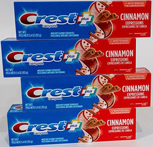 Crest Plus Complete + Whitening Cinnamon Rush Expressions Toothpaste ...