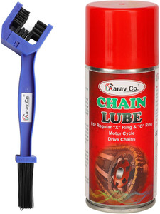 AARAV CO. Chain Lube Spray 150ml + 1 Unit Blue Chain Cleaning Brush ...