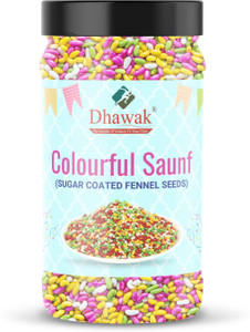 Dhawak Colourful Coated SAUNF| Colorful Fennel Seed Mouth Freshener ...