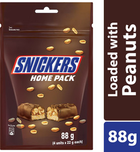 SNICKERS Home Pack Peanut Chocolate Pouch Bars Price in India - Buy ...