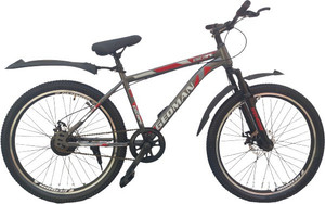 Geoman Escape MTB Bike Double Disc Brake Front Shocker Bicycle Single ...