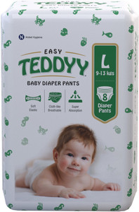 Teddy TADDY DIAPER PANT L-8 PACK OF 03 - L - Buy 8 Teddy Pant Diapers ...