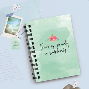 DI-KRAFT Wiro binding diary A5 Diary Unruled 160 Pages A5 Diary Unruled ...